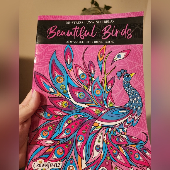 Other | Beautiful Birds Advanced Adult Coloring Book New | Poshmark